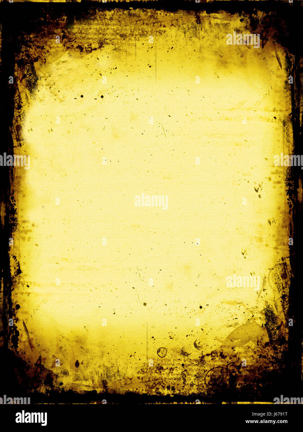 illustration abstract canvas aged stained frame old sheet of paper ...
