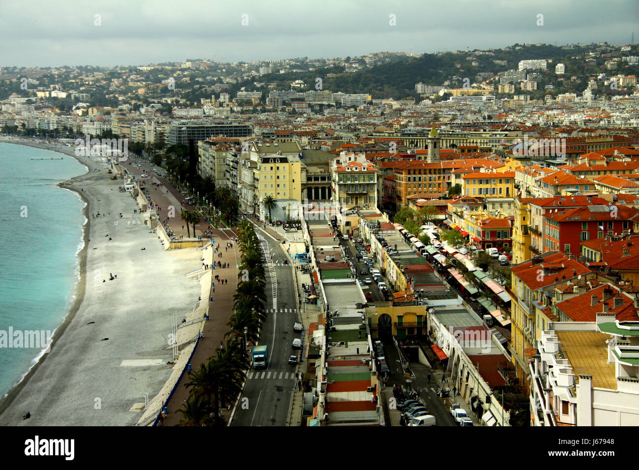 Nice through a lens Stock Photo - Alamy