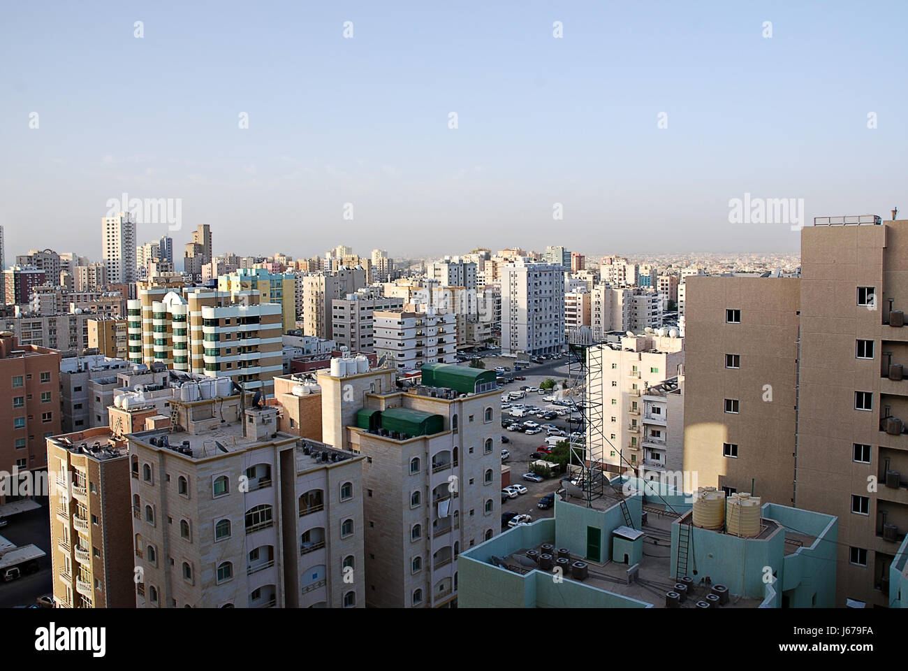 houses city town arabia kuwait horizon cities tenements wealth capital ...