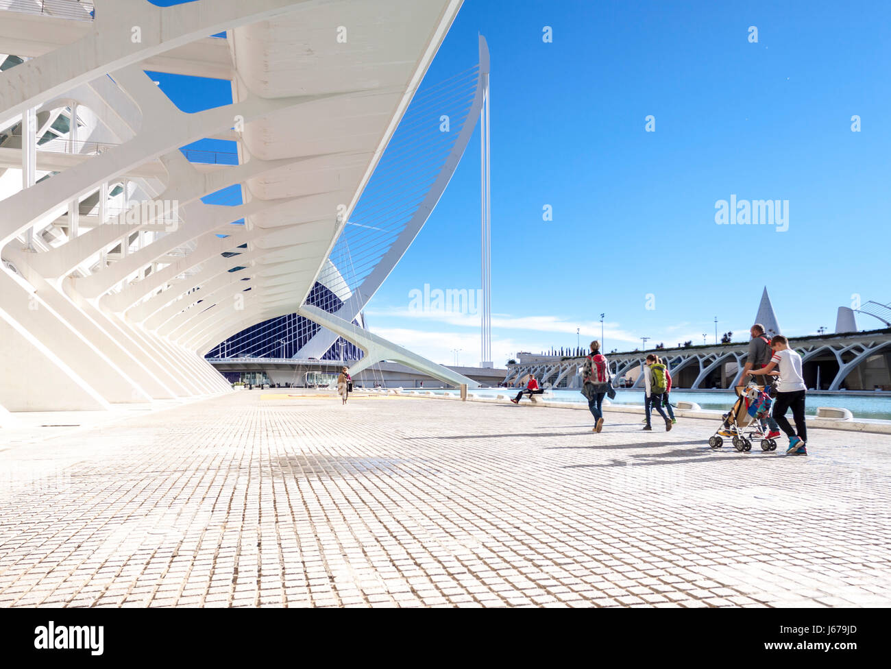 Prince Philip Science Museum. Valencia, Spain Stock Photo - Alamy