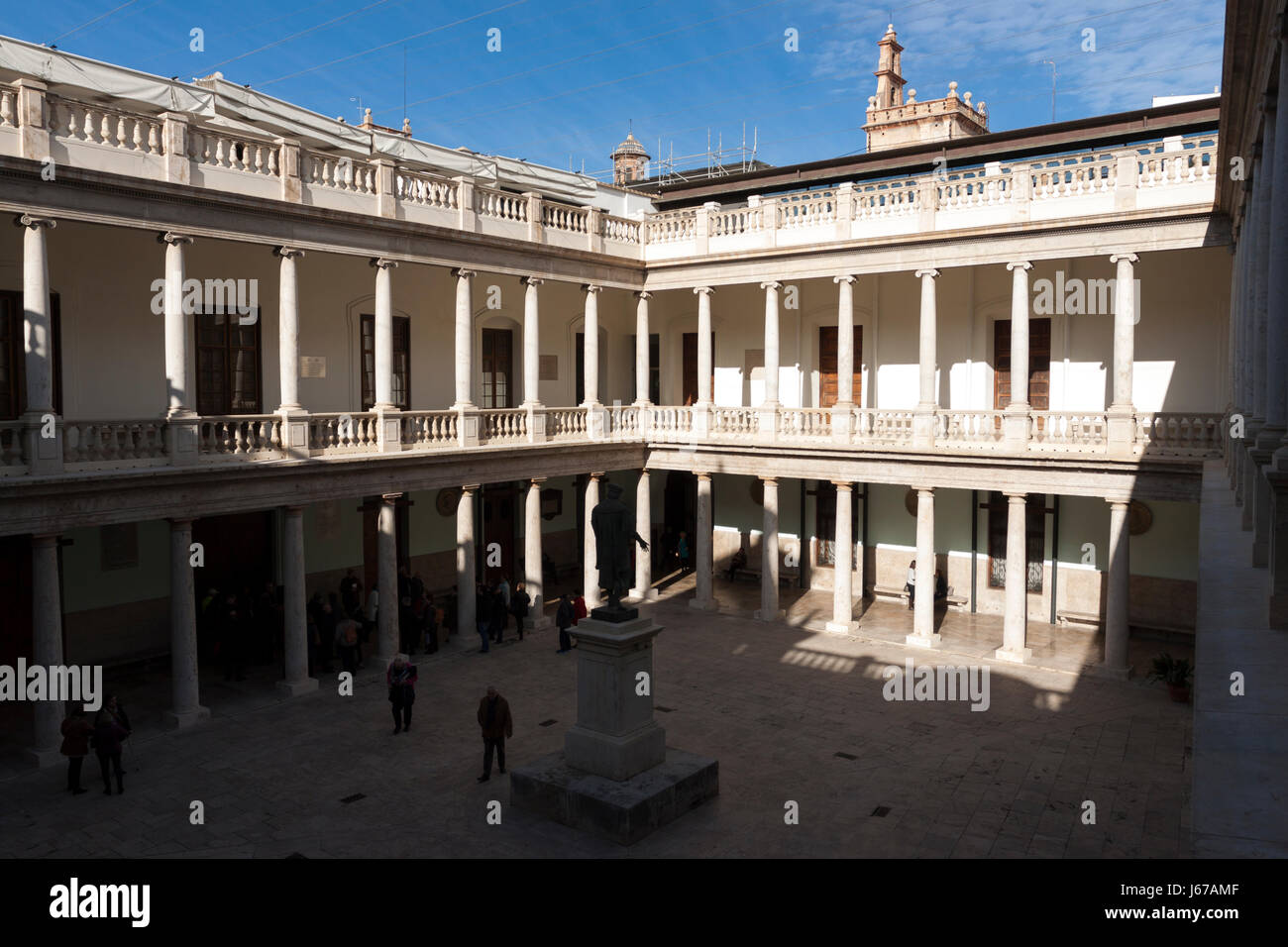 Valencia University of History Library. Valencia, Spain Stock Photo - Alamy