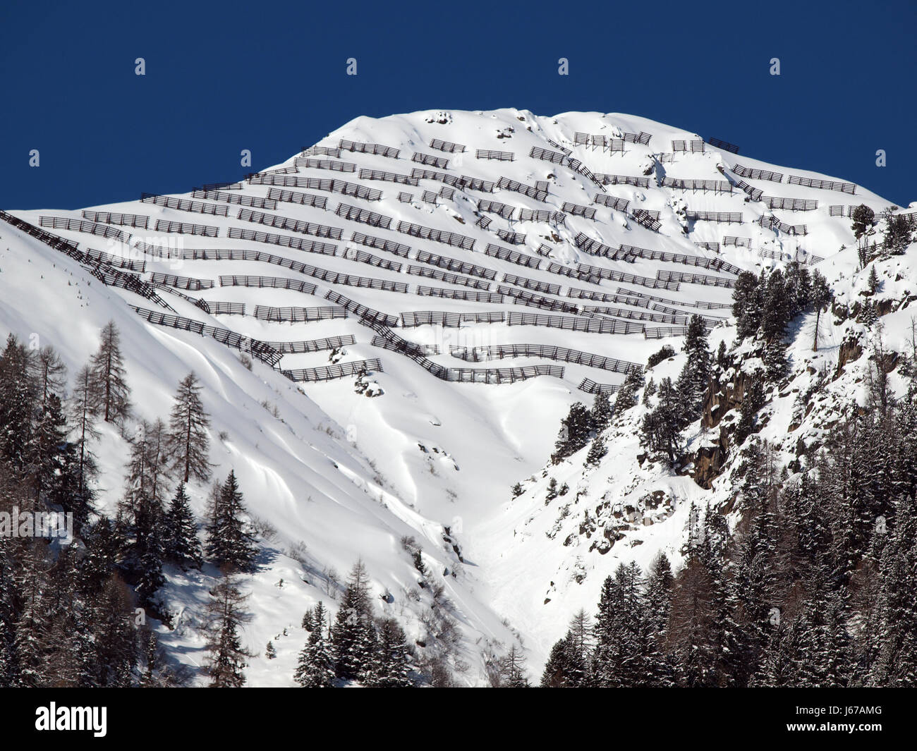 alps protect protection avalanche avalanche area avalanche barrier ...