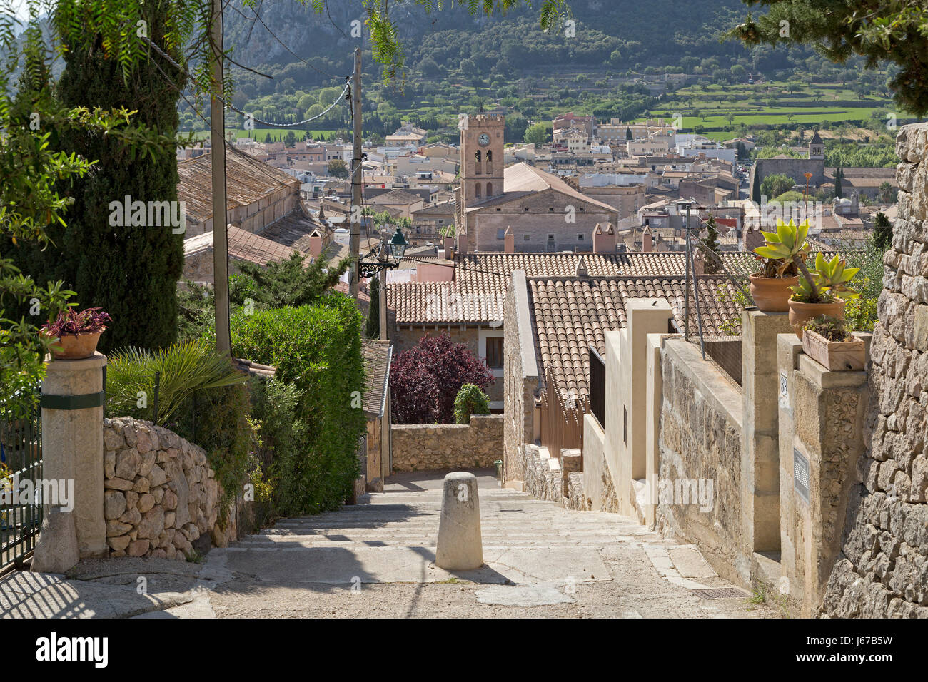 Pollenca church hi-res stock photography and images - Alamy