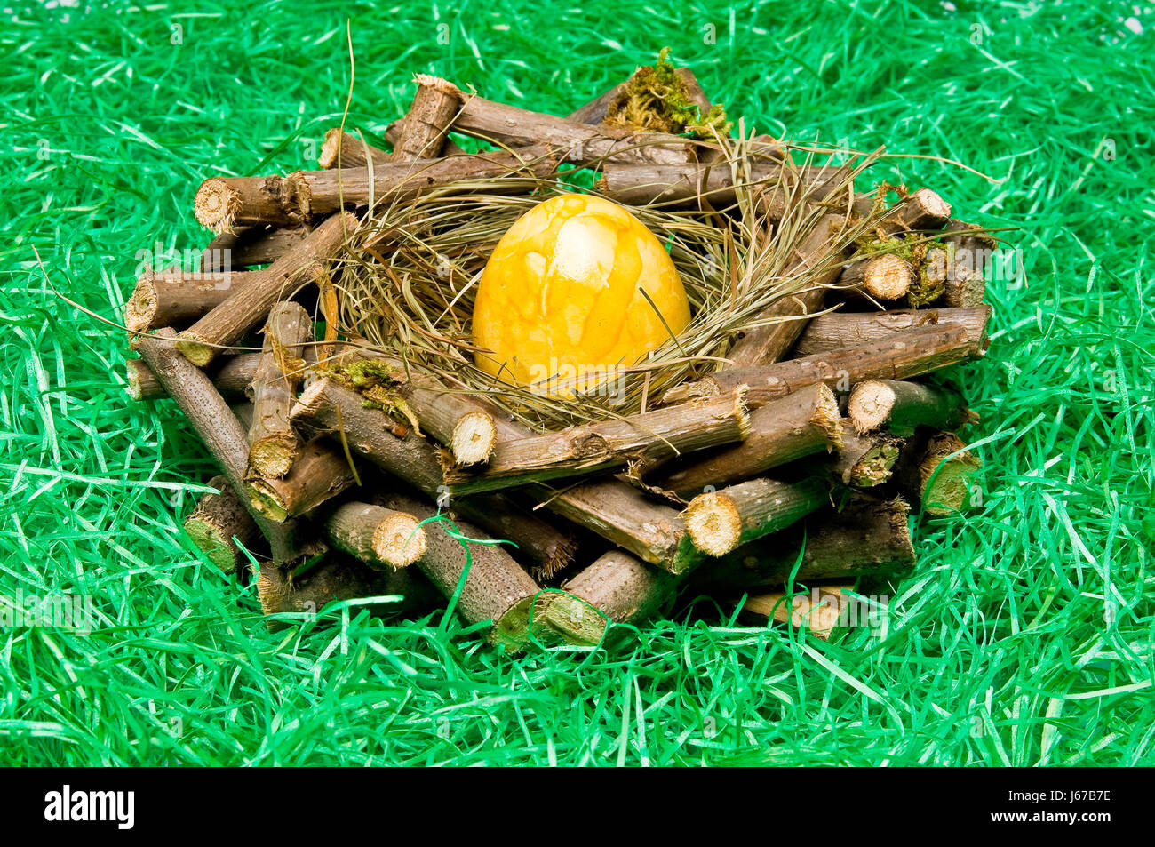 easter nest tinted egg colour colors colours yellow holiday green ...