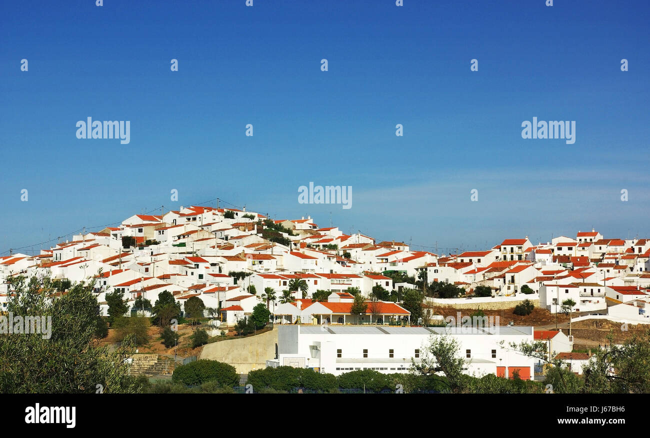 city town tree portugal sight view outlook perspective vista panorama ...