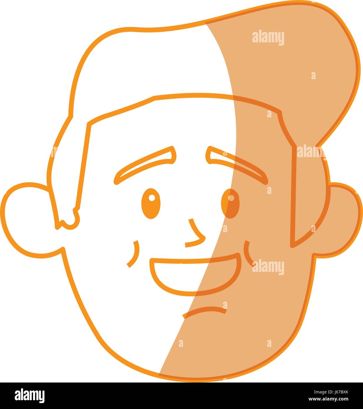 Man head shadows Stock Vector Images - Alamy