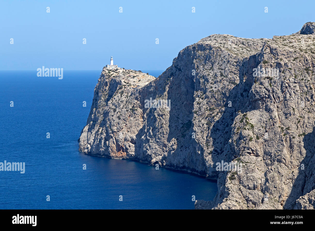 lighthouse on Formentor Peninsula, Majorca, Spain Stock Photo - Alamy
