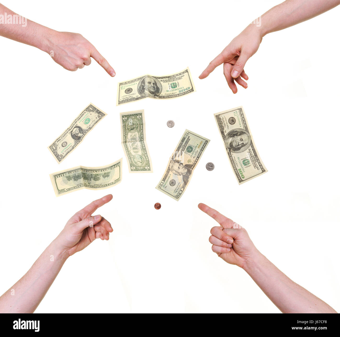 dollar dollars hand hands four cash cold cash money in cash money ...