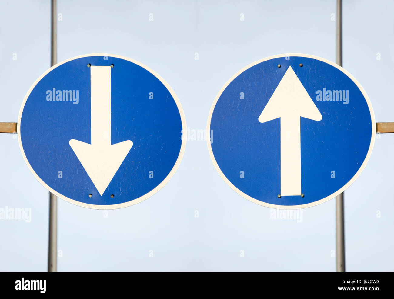 straight ahead and back Stock Photo - Alamy