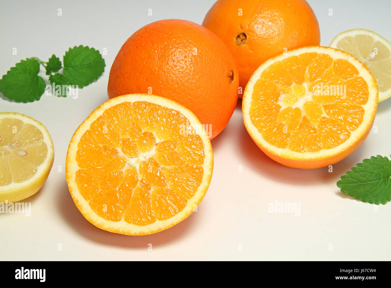 orange and lemon Stock Photo - Alamy