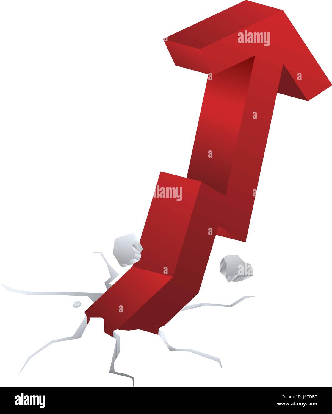 Broken Line Graph High Resolution Stock Photography and Images - Alamy