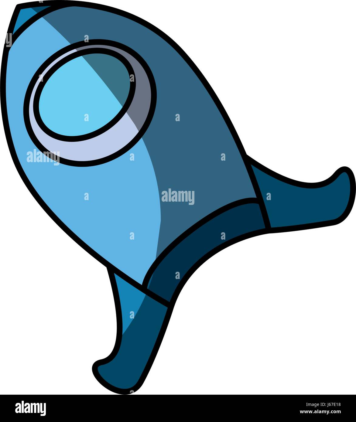 Rocket spaceship symbol Stock Vector Image & Art - Alamy