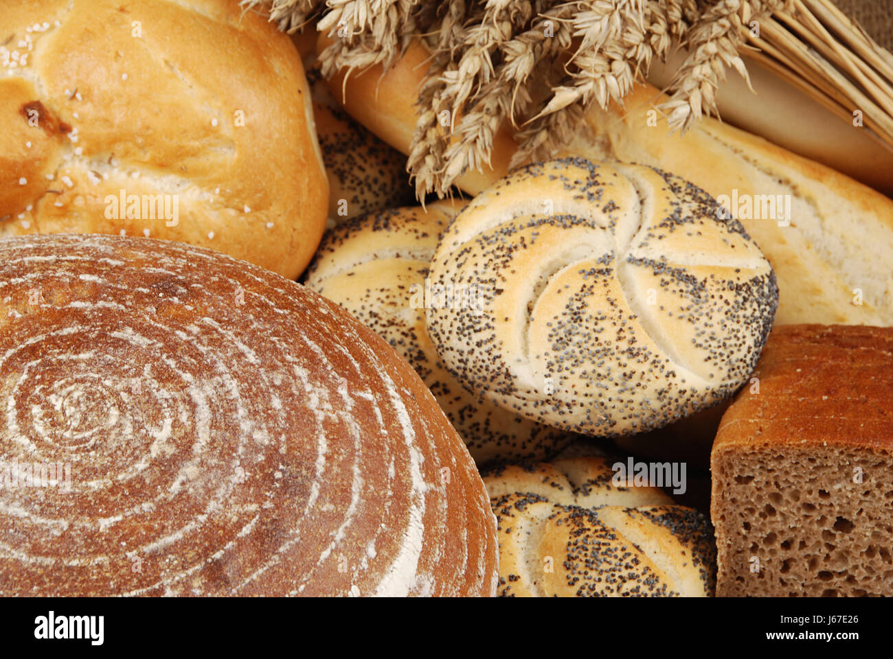 bread pastry roll kaiser bakery bakeshop backery baguette cereal baked ...