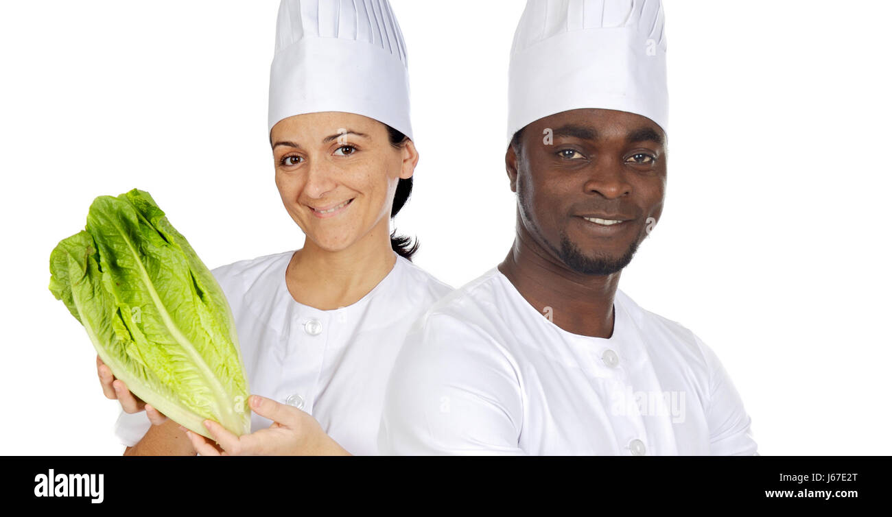 woman kitchen cuisine cook man team humans human beings people folk ...