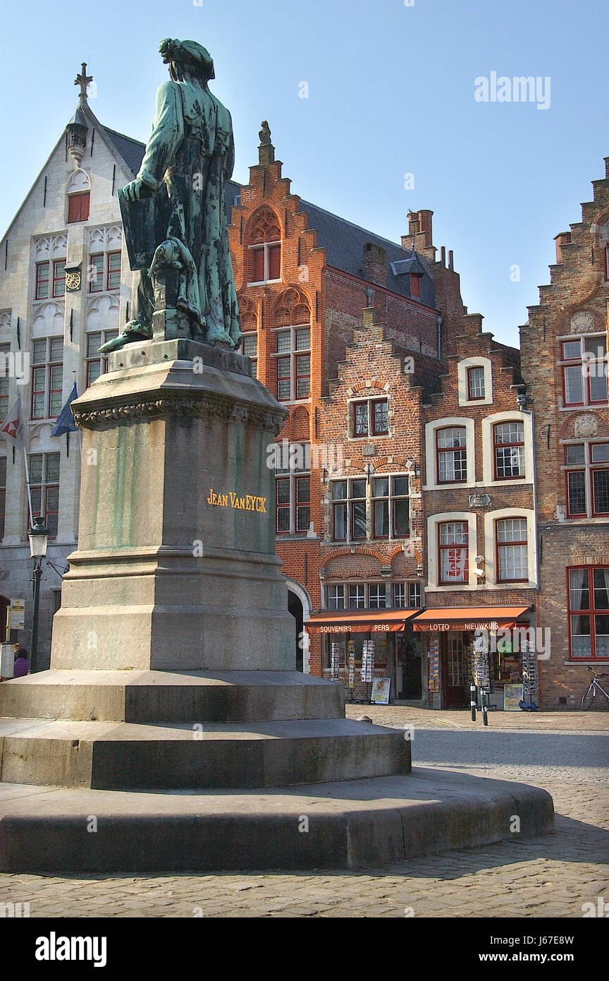 monument statue bruges artist painter historical monument remember art ...