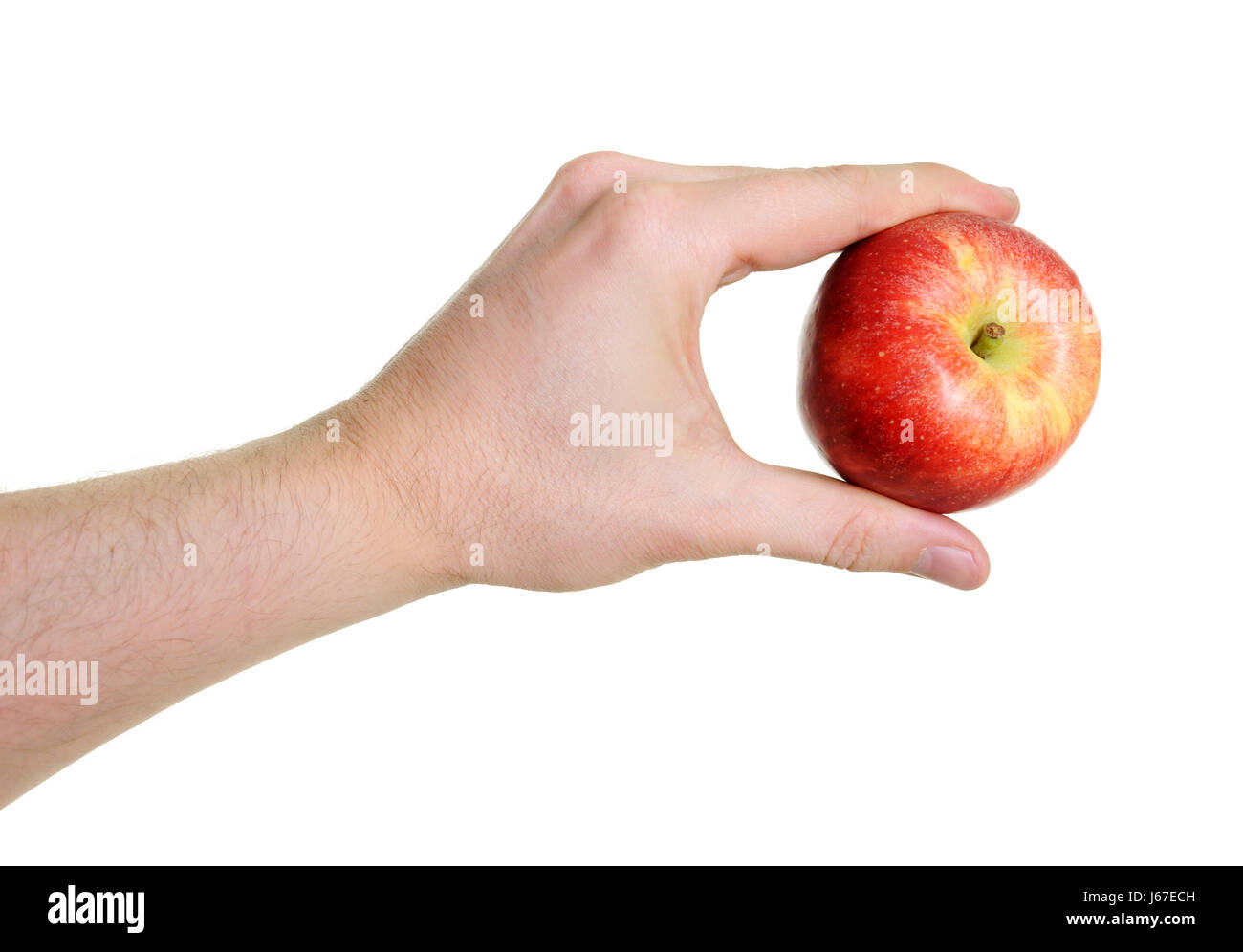 fruit possession holding hand give apple red close food aliment sweet ...