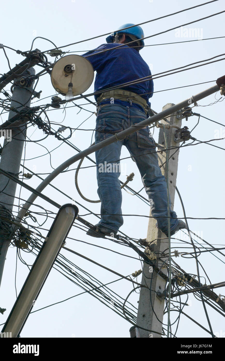 danger power supply electrician operational safety cable current ...