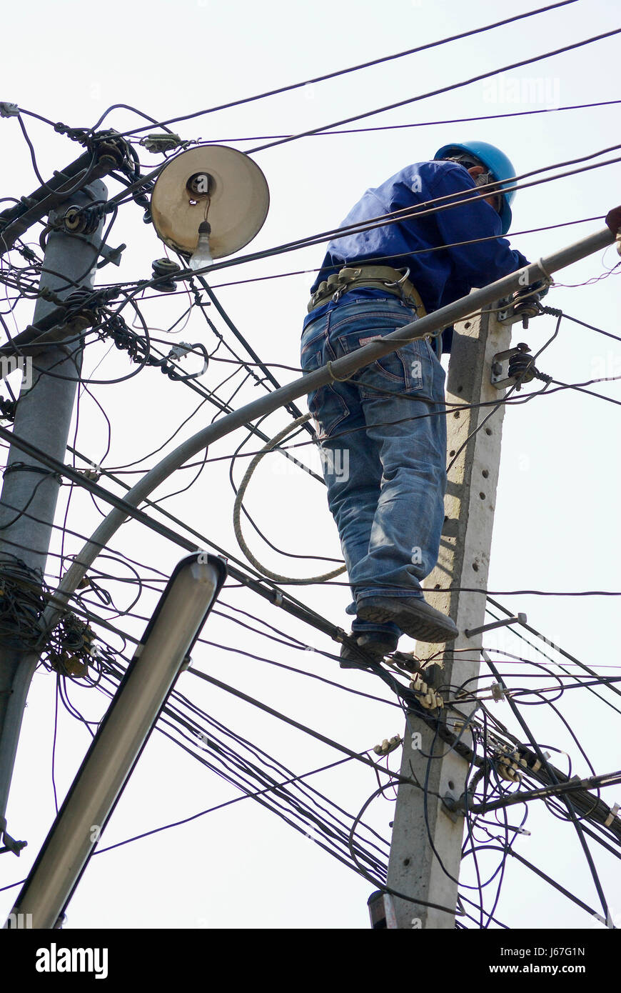 danger power supply electrician operational safety cable current ...