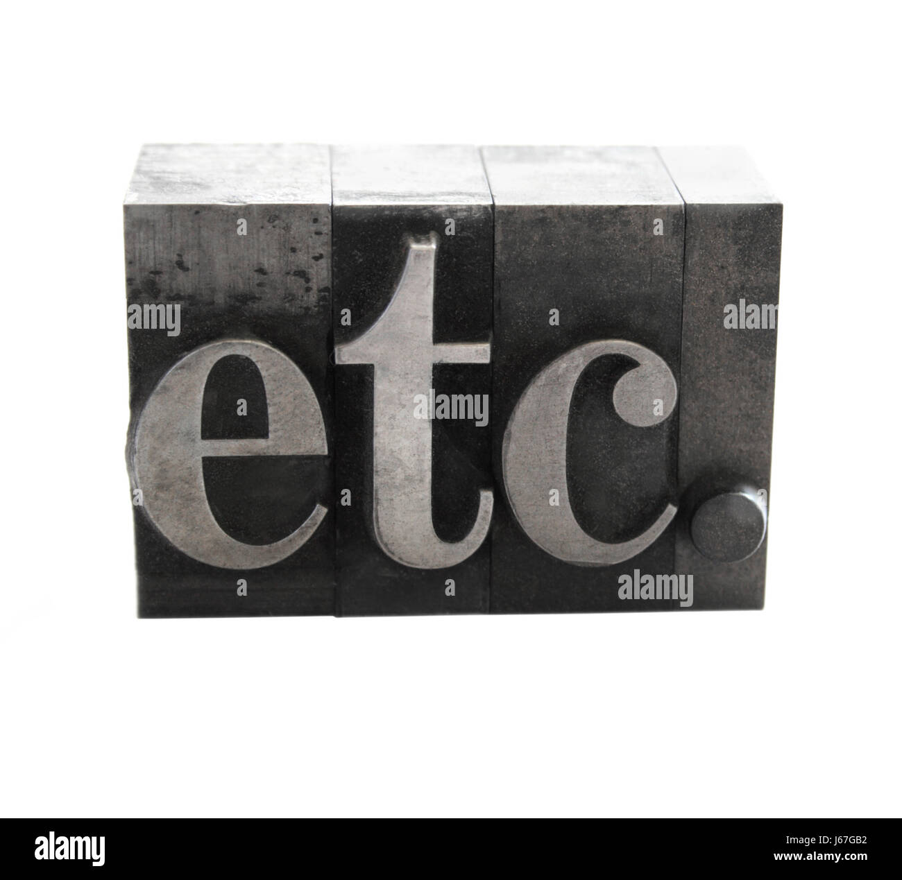 type model build letters word metal letterpress lead isolated ...