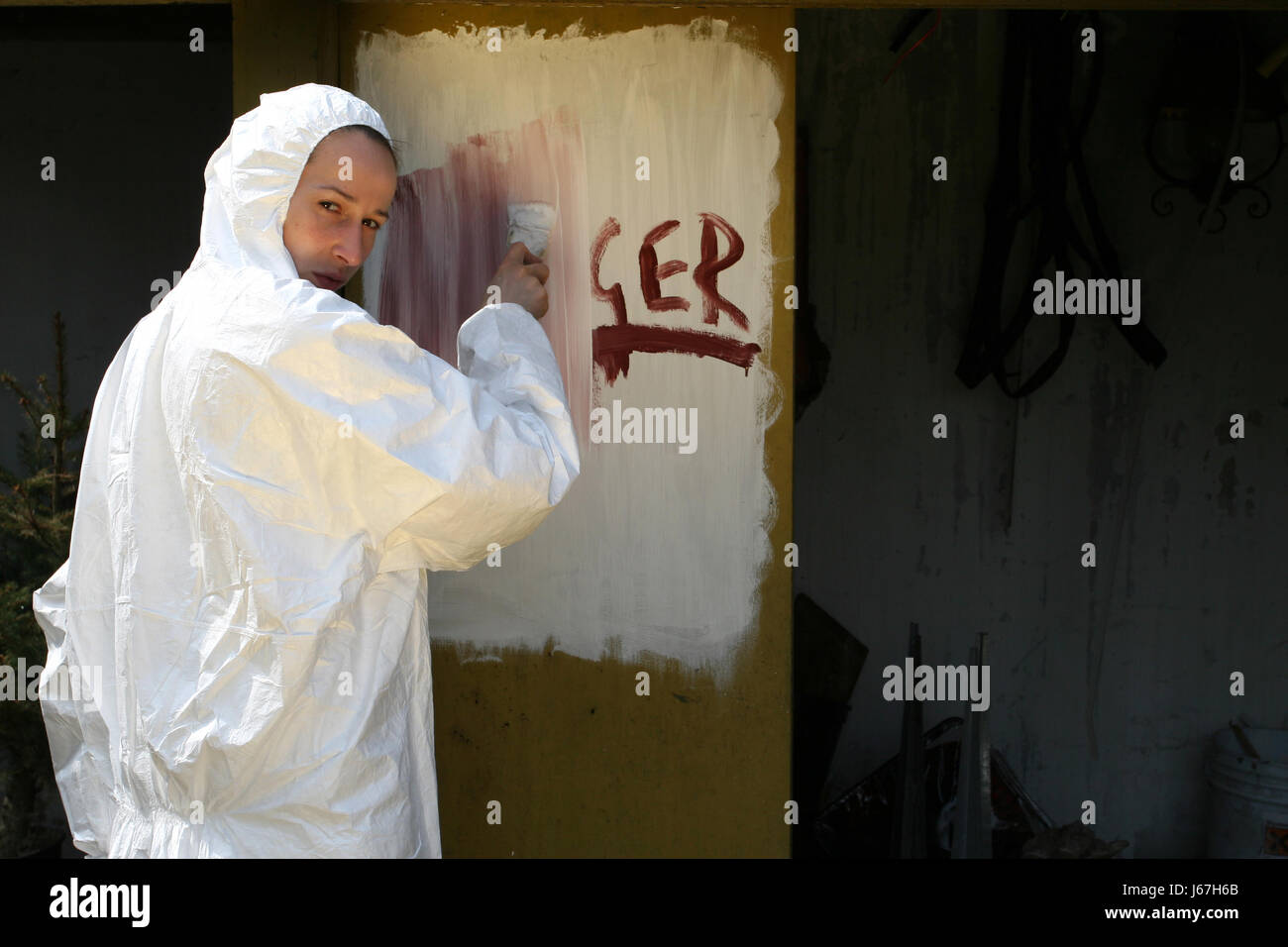 Brush painted signs hi-res stock photography and images - Alamy