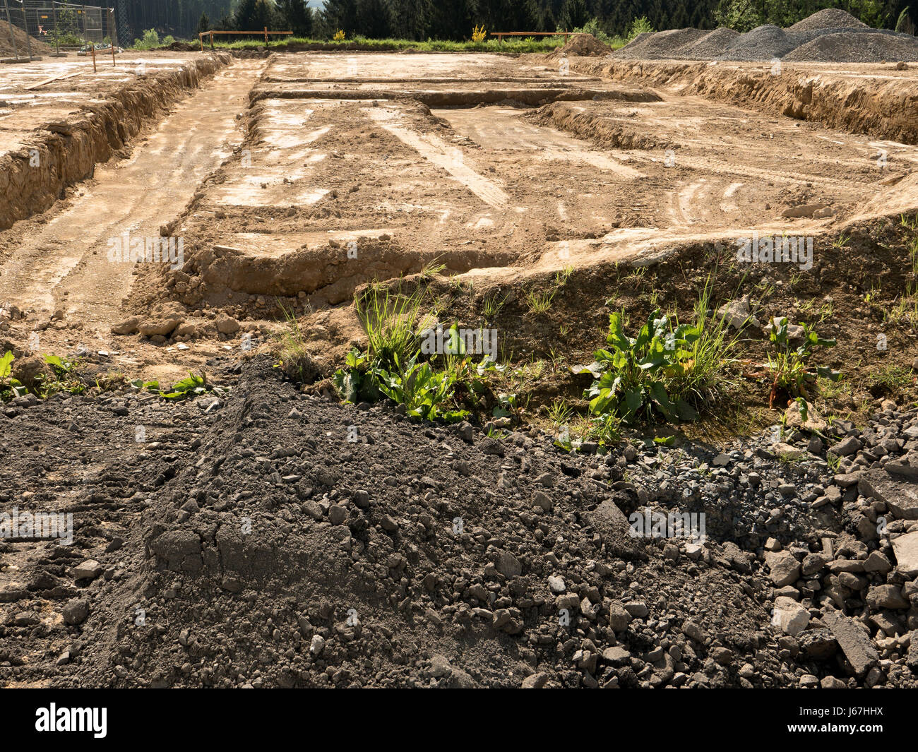 Construction foundation plot hi-res stock photography and images - Alamy
