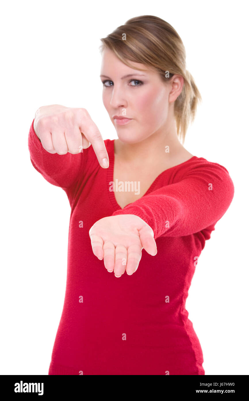 woman hand gesture palm demand postulate claim money woman indicate ...