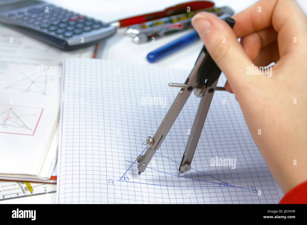 Mathematikheft hi-res stock photography and images - Alamy