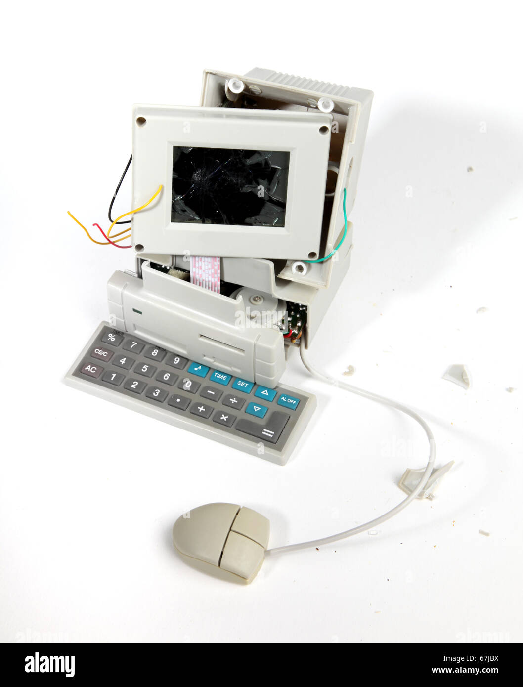 PC computers computer small tiny little short destroy desktop wrecks ...