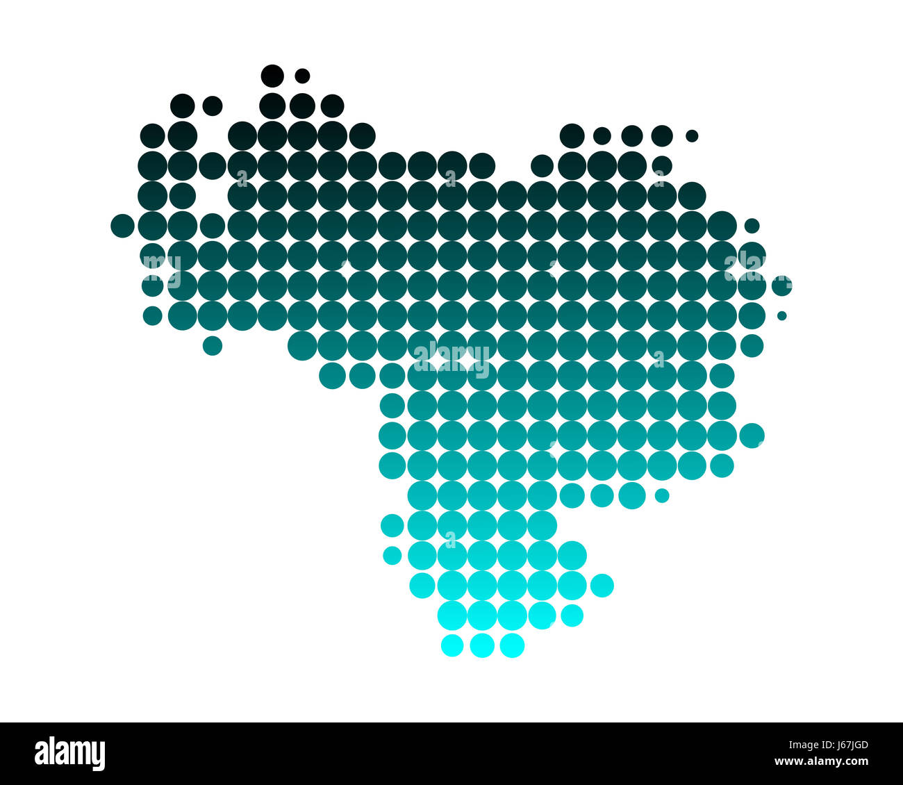 Map of venezuela Cut Out Stock Images & Pictures - Alamy