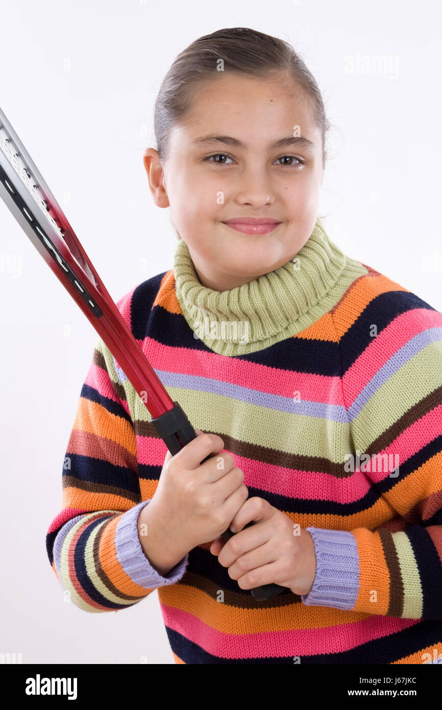 sport sports tennis racket adorable girl girls gesture humans human ...