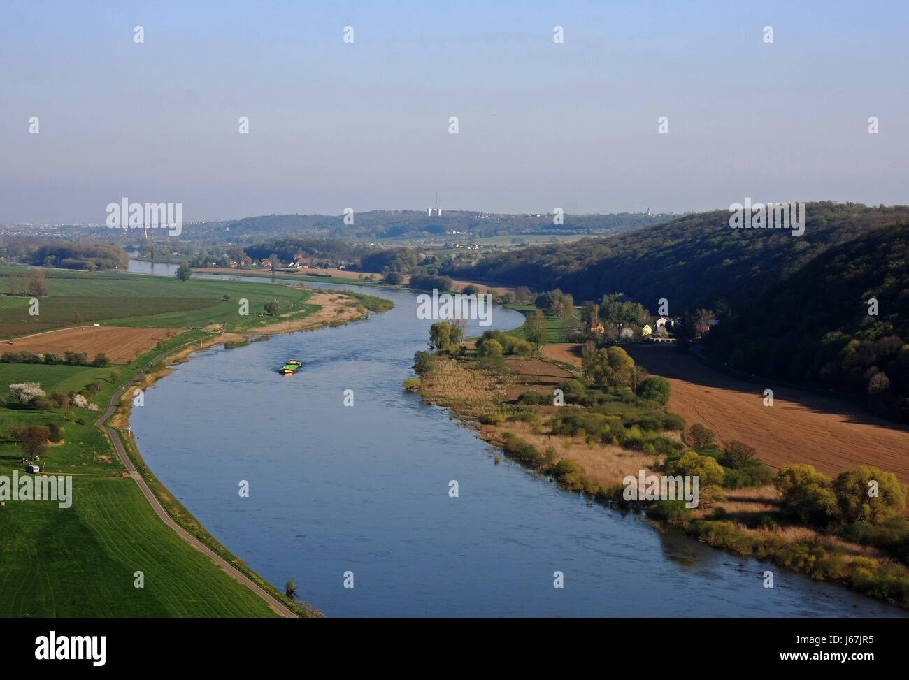 navigation transport Dresden elbe scenery countryside nature river ...