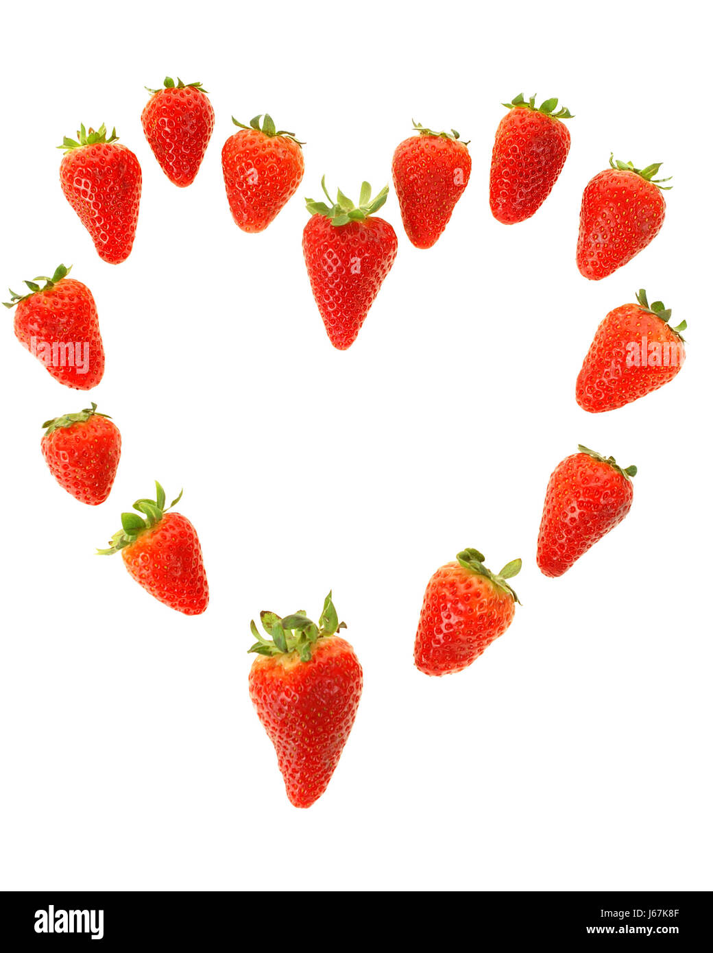 isolated progenies fruits shape strawberry design shaping formation ...