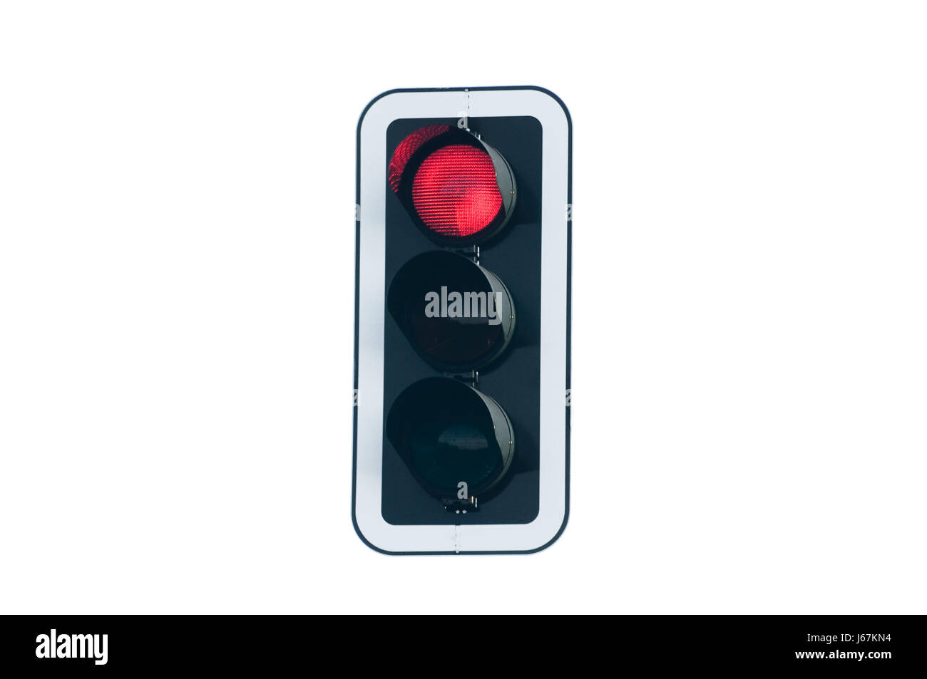 Car stop red light in Cut Out Stock Images & Pictures - Alamy