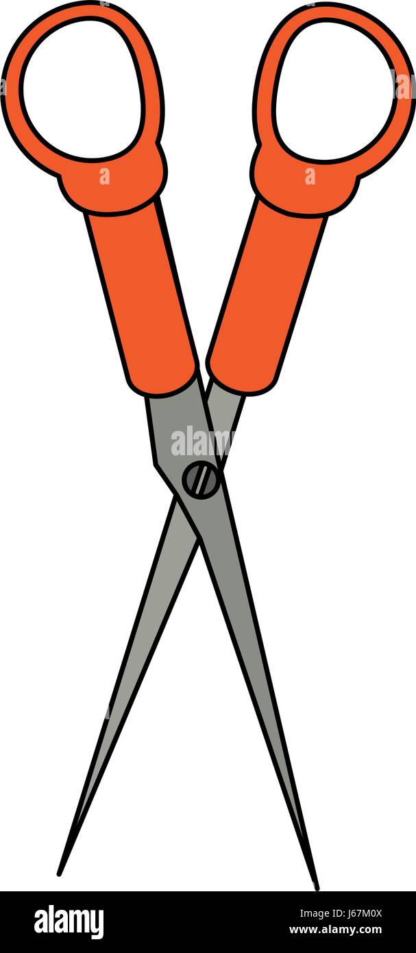 Cartoon scissors hi-res stock photography and images - Alamy