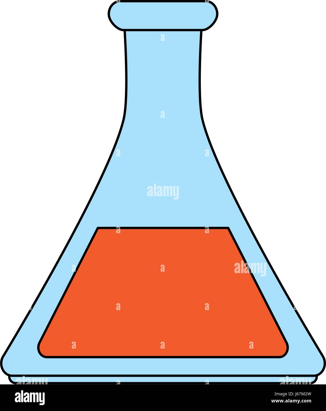 Glass Beakers Cartoon