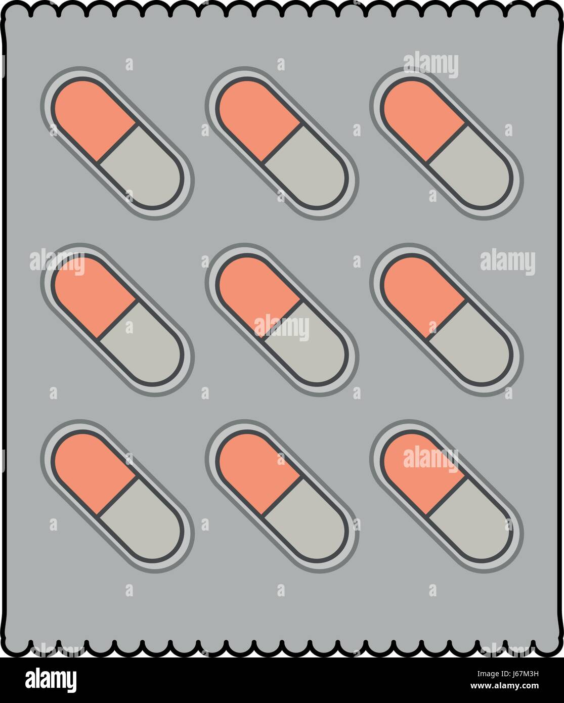Pill pack icon cartoon Stock Vector Images - Alamy