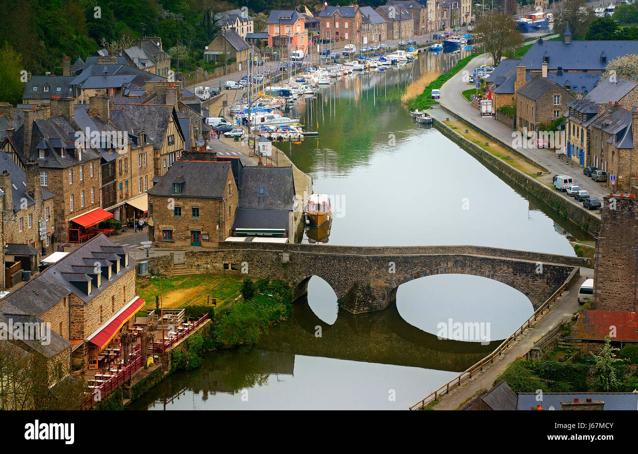 the port of dinan Stock Photo - Alamy