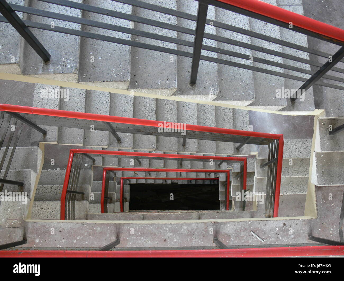 motion postponement moving movement depth depths railing staircase ...