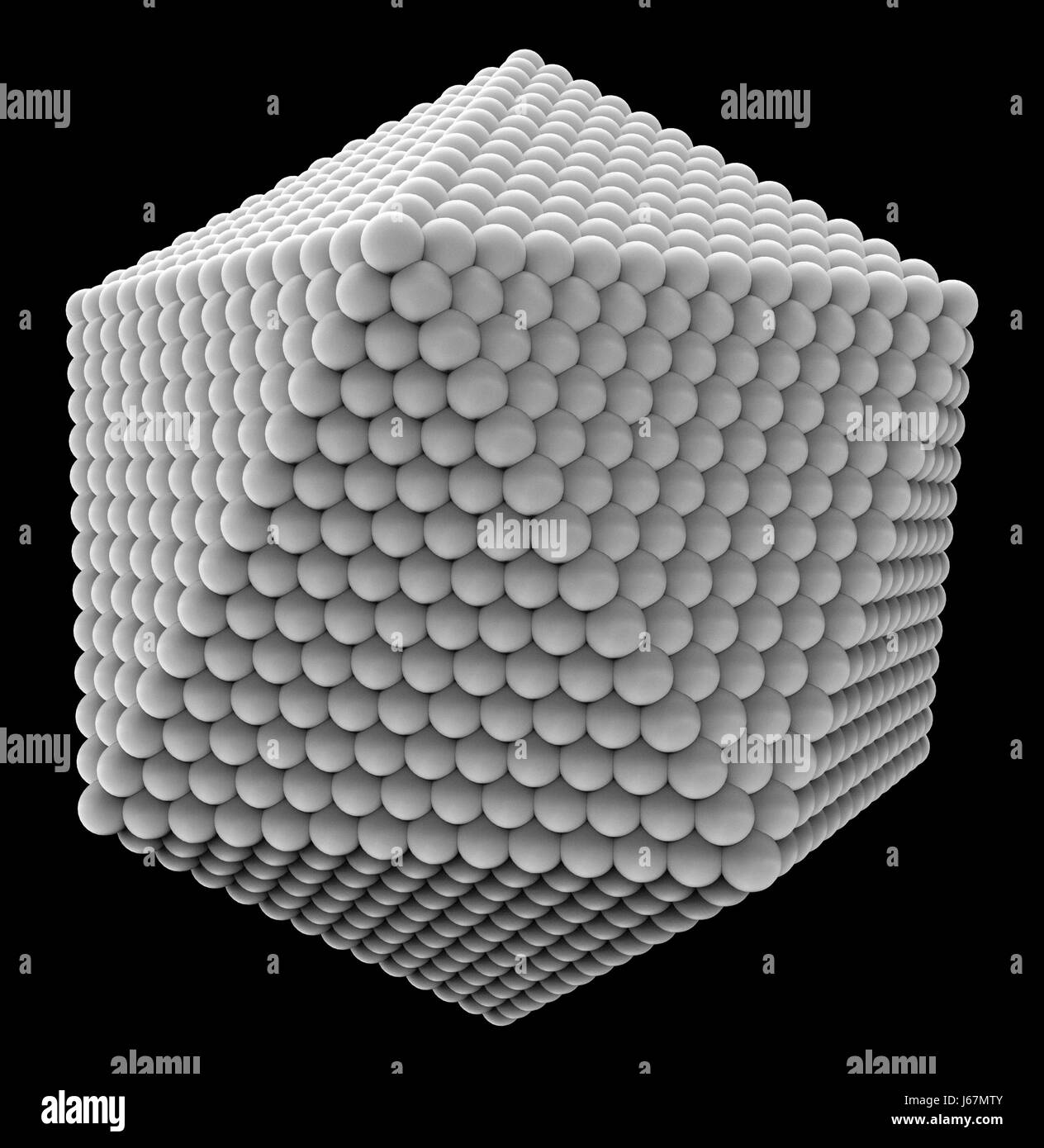 Computer artwork of an icosahedral virus capsid. The capsid is the ...