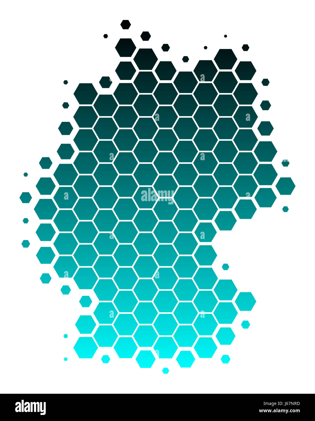 illustration card design shaping formation shape model figure hexagon ...