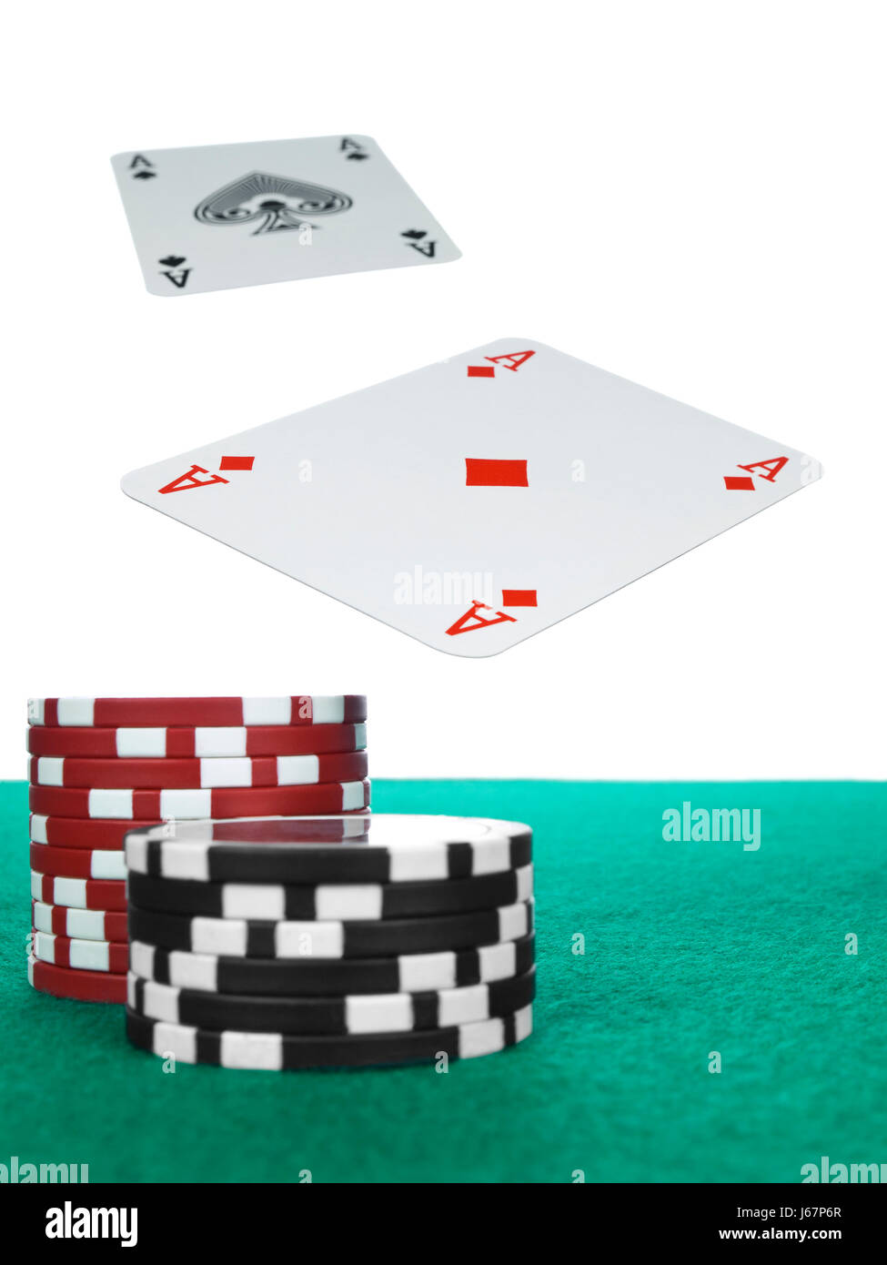 Flying cards hi-res stock photography and images - Alamy