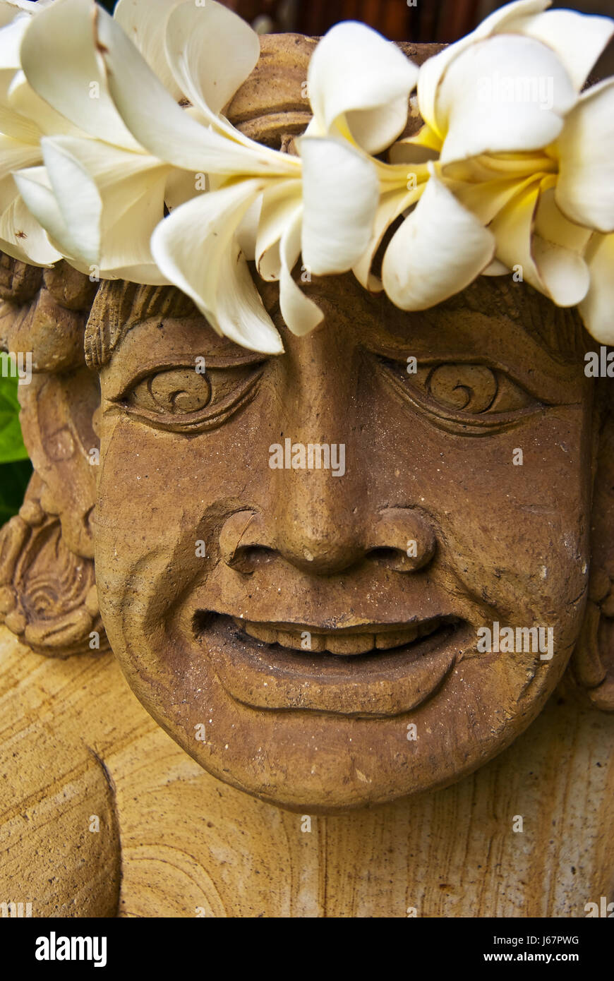 stone asia face bali indonesia isle island laugh laughs laughing twit ...