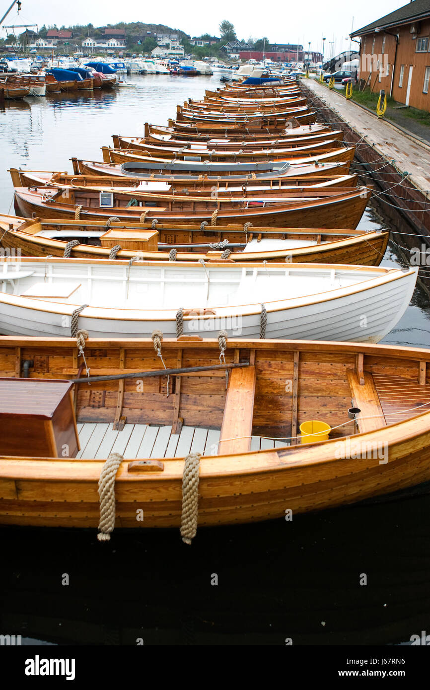 wood antique vintage norway dock traditional tradition boat row ...