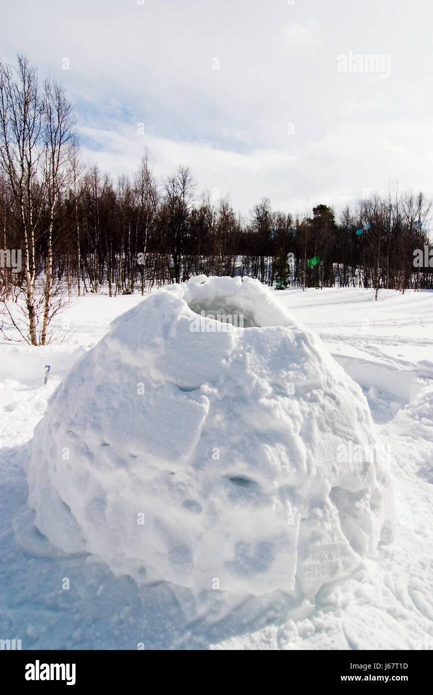 house building detail winter dome cold round about snow coke cocaine ...