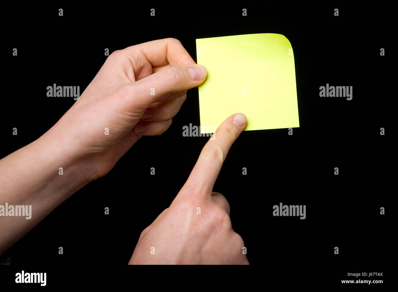 woman note memo hand finger job remember isolated model design project ...