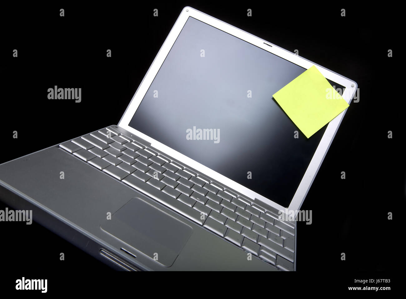 note memo laptop notebook computers computer job remember isolated ...