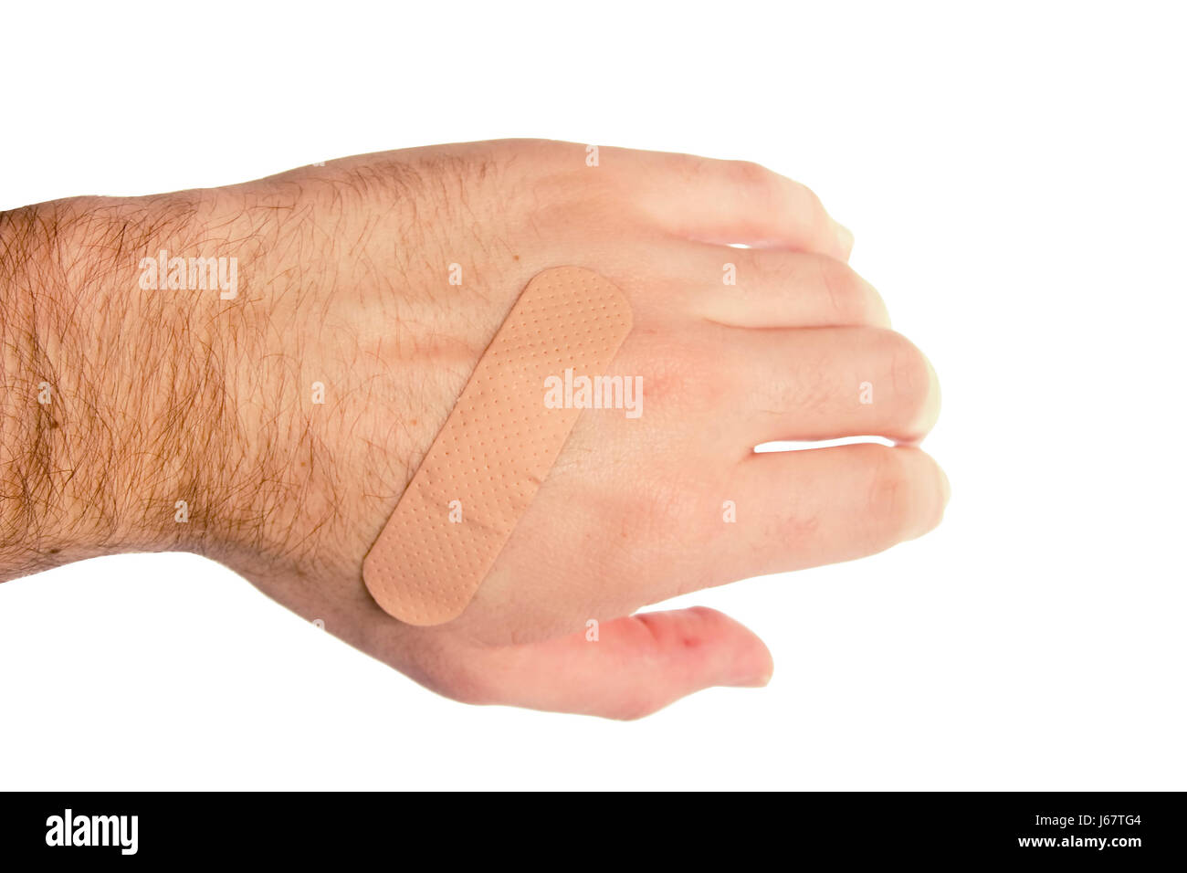 hand finger health isolated pain repair broken sore bandage wound hurt ...