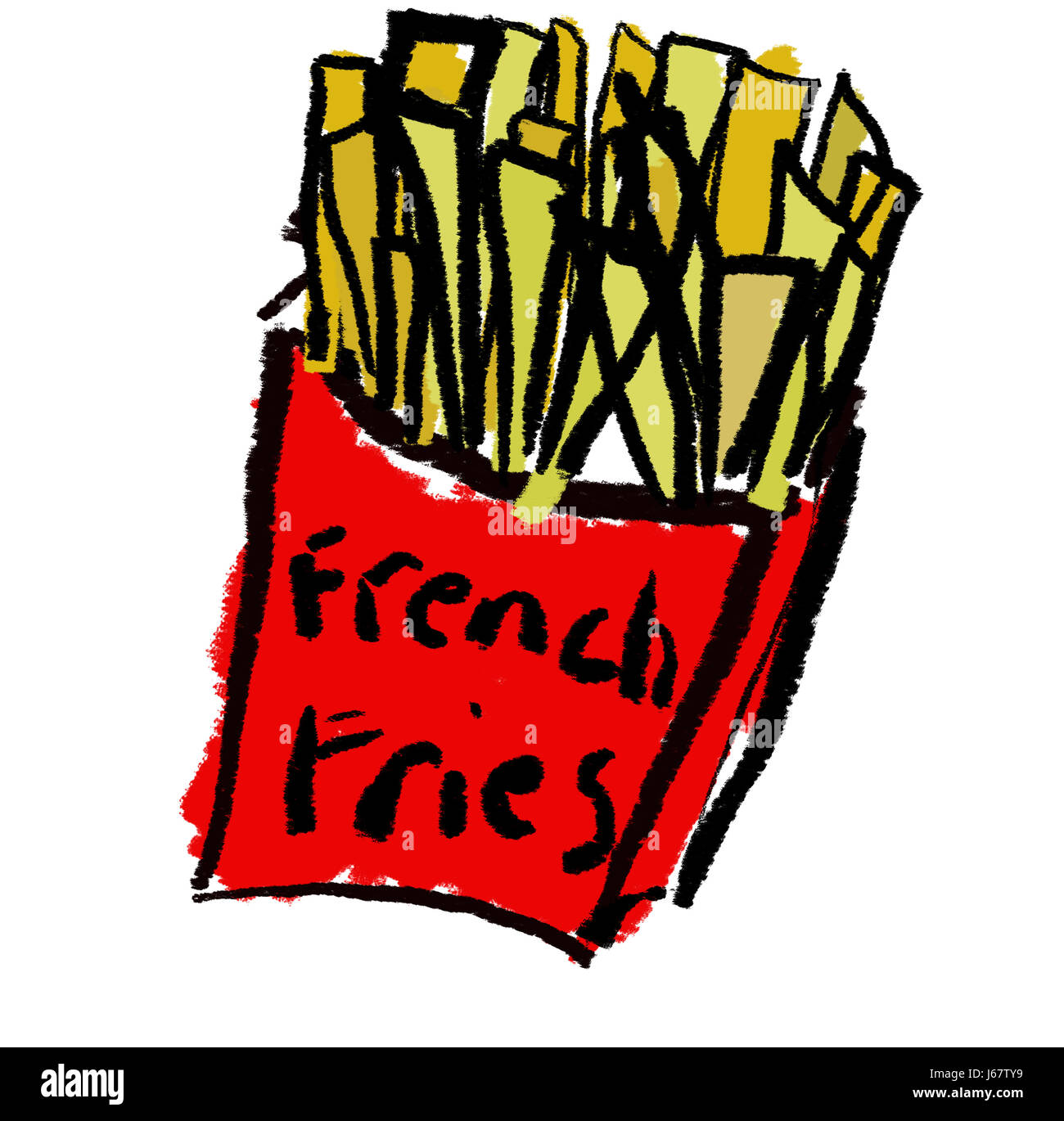 Grease Frenchy Drawing