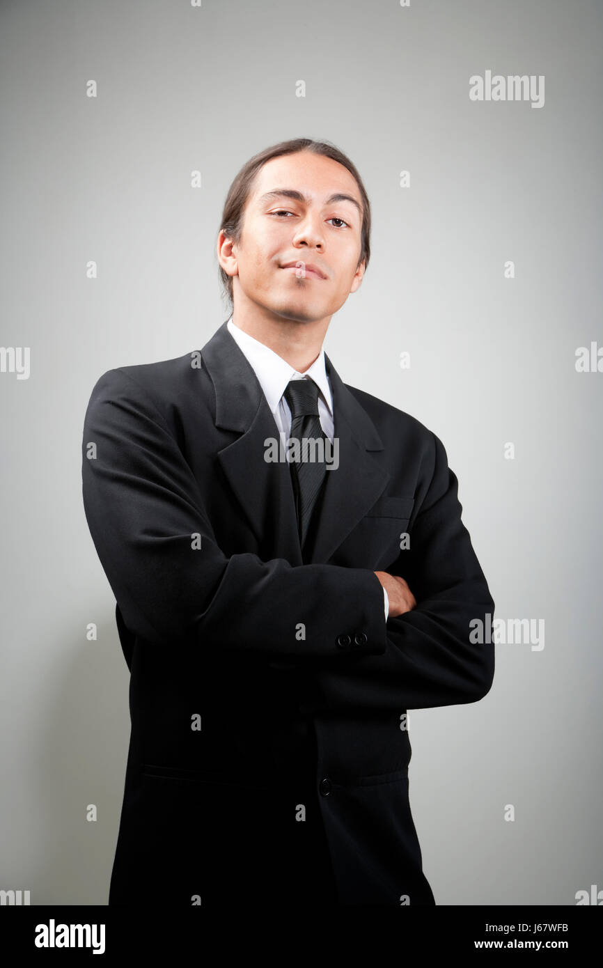 male masculine portrait handsome arrogant young younger suit man tie ...