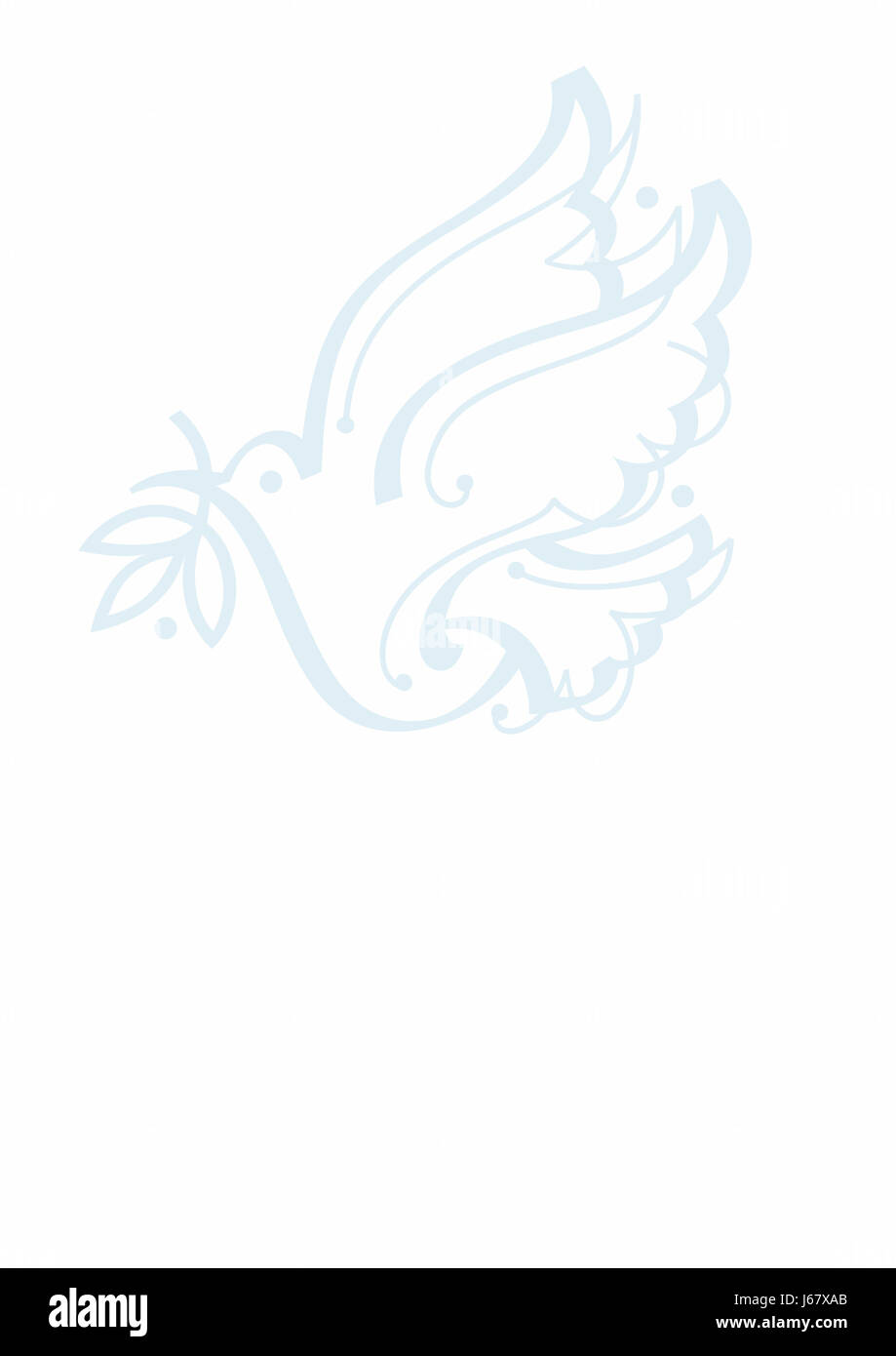 light blue peace dove Stock Photo - Alamy